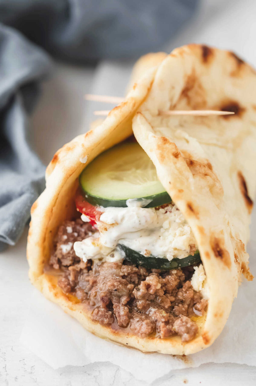 Instant Pot Ground Beef Gyros - Eating in an Instant