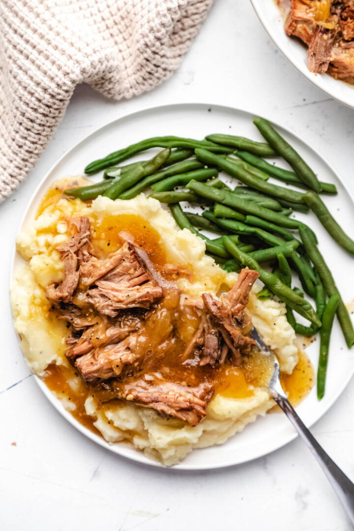 Instant Pot French Onion Pot Roast - Eating in an Instant