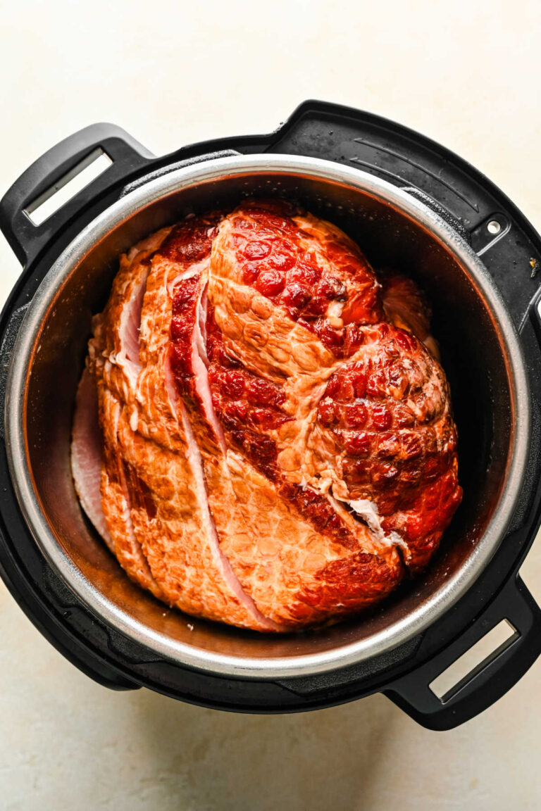 Instant Pot Spiral Ham with Glaze - Eating in an Instant