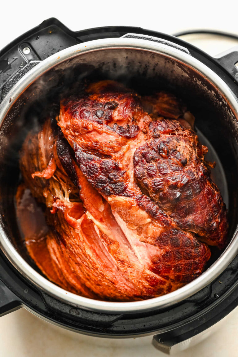 Instant Pot Spiral Ham with Glaze - Eating in an Instant