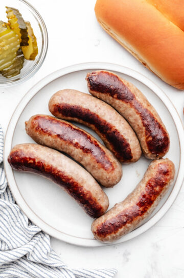 Instant Pot Brats - Eating in an Instant