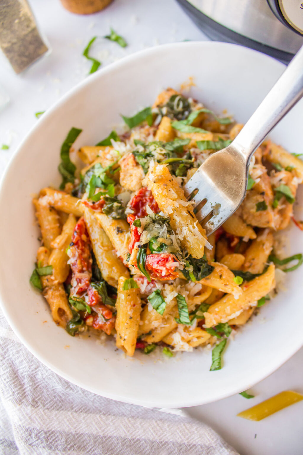 Instant Pot Marry Me Chicken Pasta - Eating in an Instant