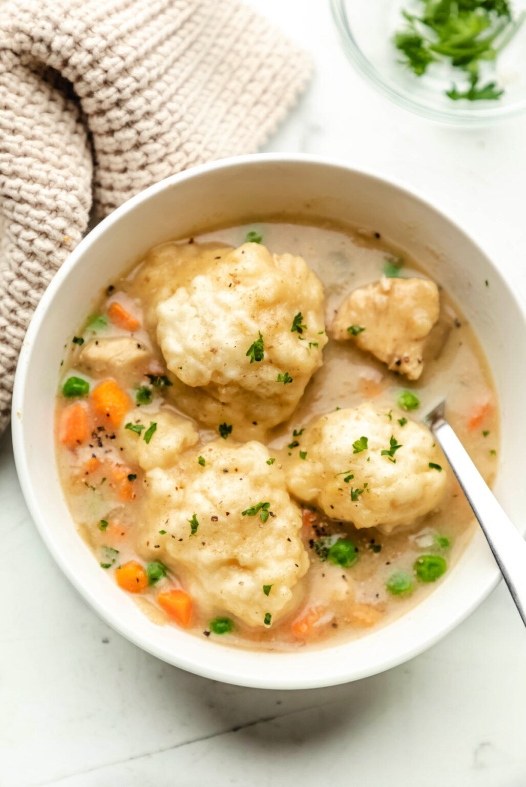 Instant Pot Chicken and Dumplings - Eating in an Instant