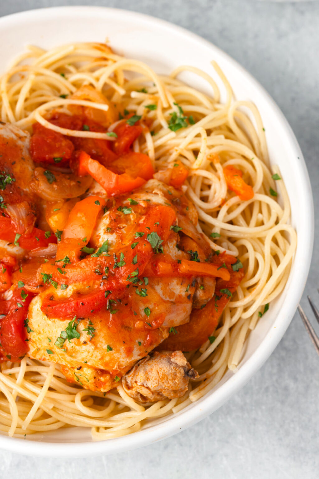Instant Pot Chicken Cacciatore - Eating in an Instant